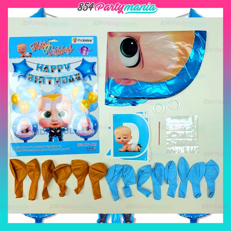 BOSS BABY COMPLETE BIRTHDAY SET – 854Partymania